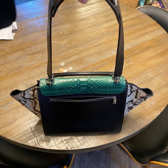 Celine | Bags | Celine Python Trapeze Bag | Poshmark